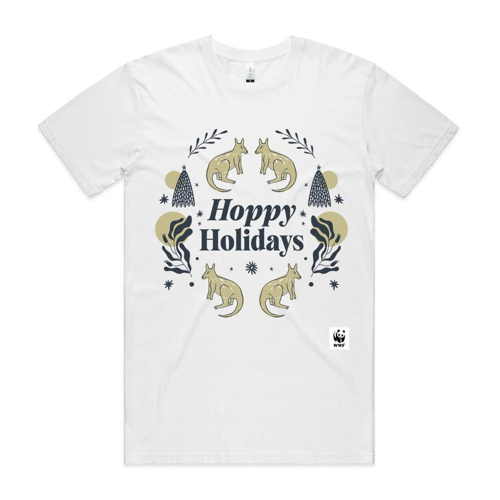 Hoppy Holidays T-Shirt | WWF-Australia Clothing