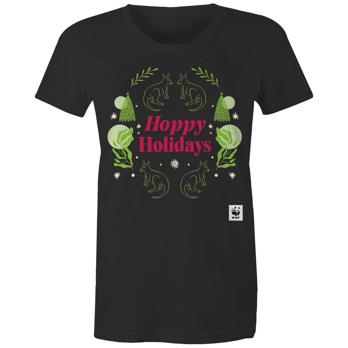 Hoppy Holidays T-Shirt | WWF-Australia Clothing