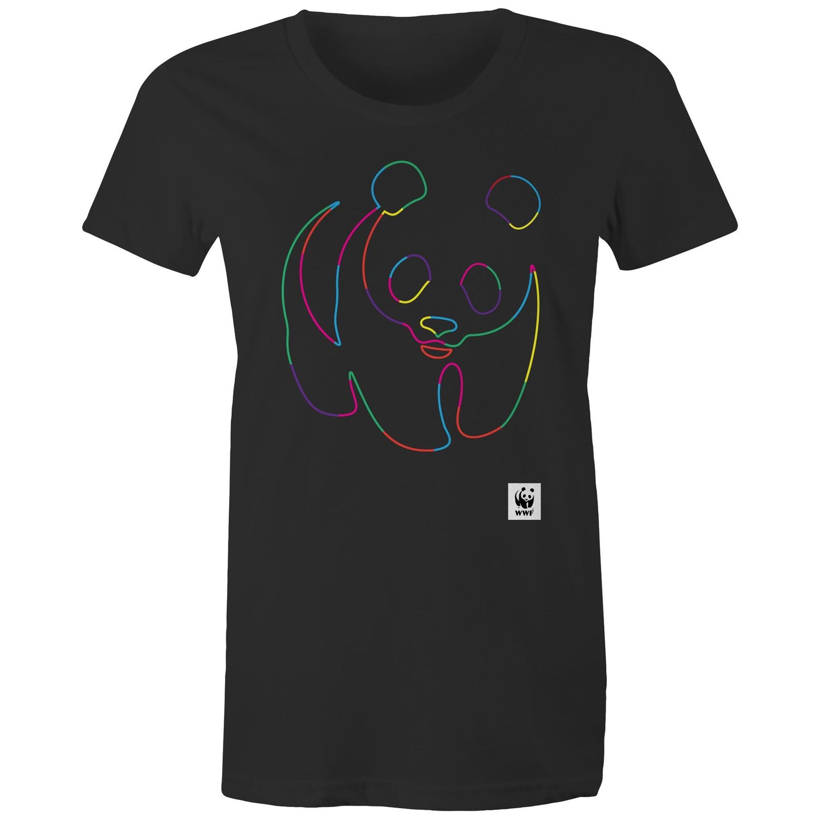 Panda Pride Outline T-Shirt | WWF-Australia Apparel